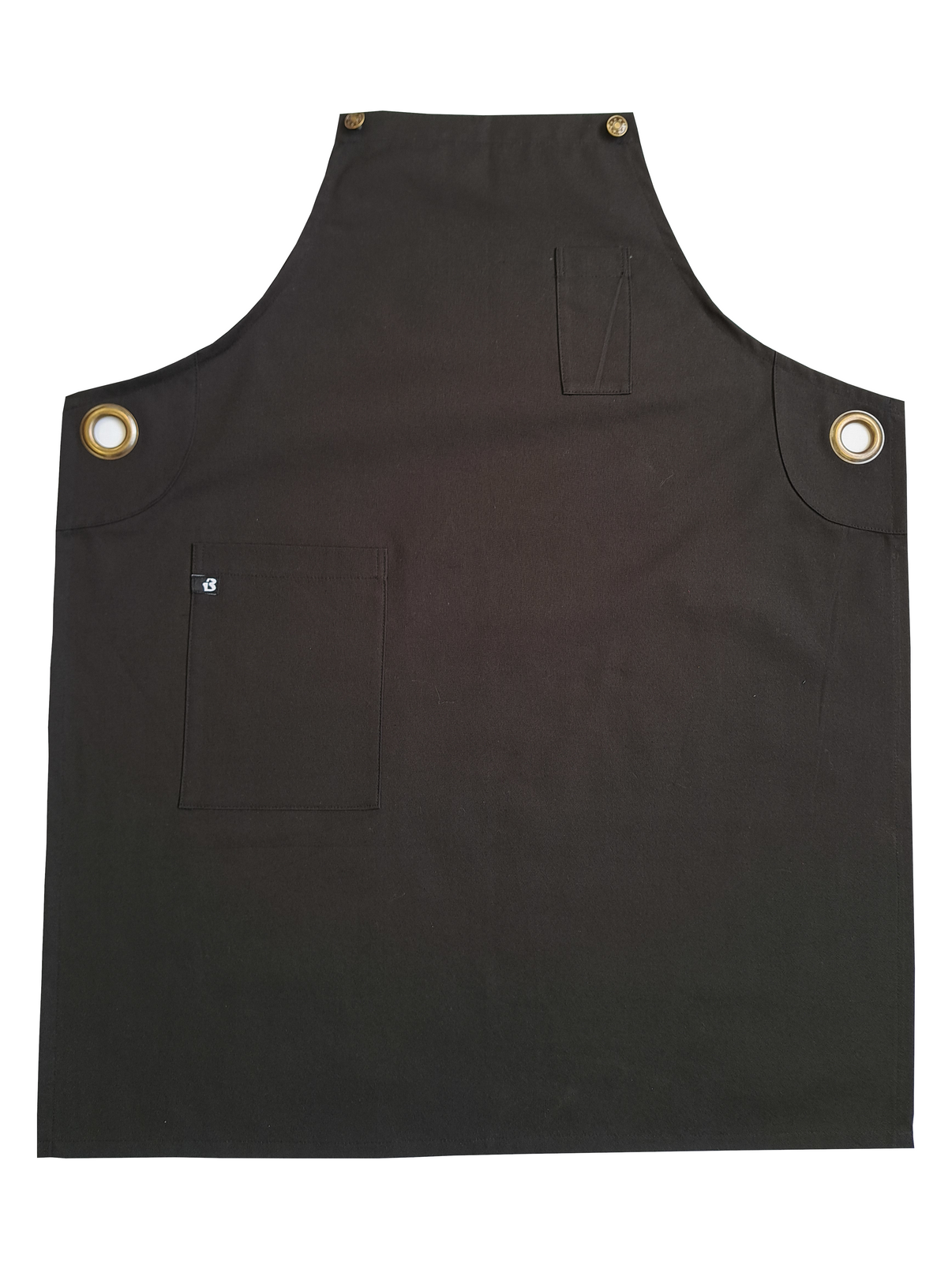 Canvas Couture Crossover Bib Apron - Black – Blazey Uniforms