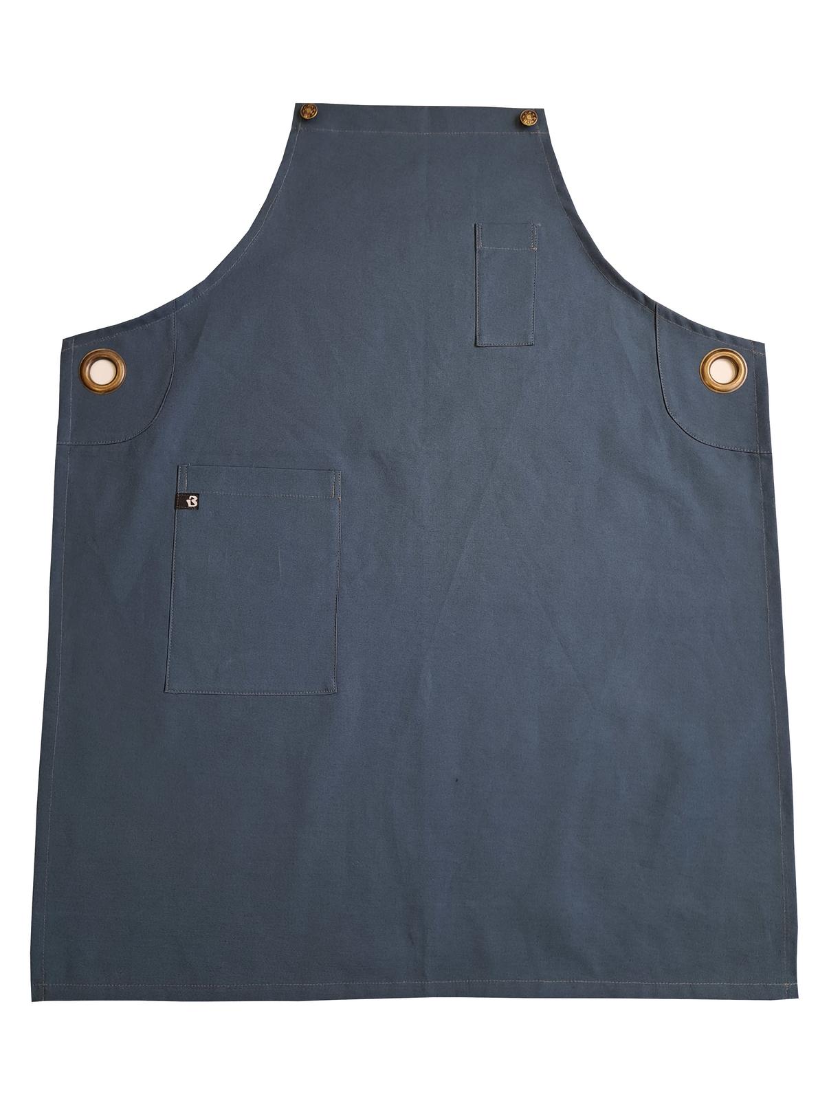 Canvas Couture Crossover Bib Apron - Denim Blue – Blazey Uniforms